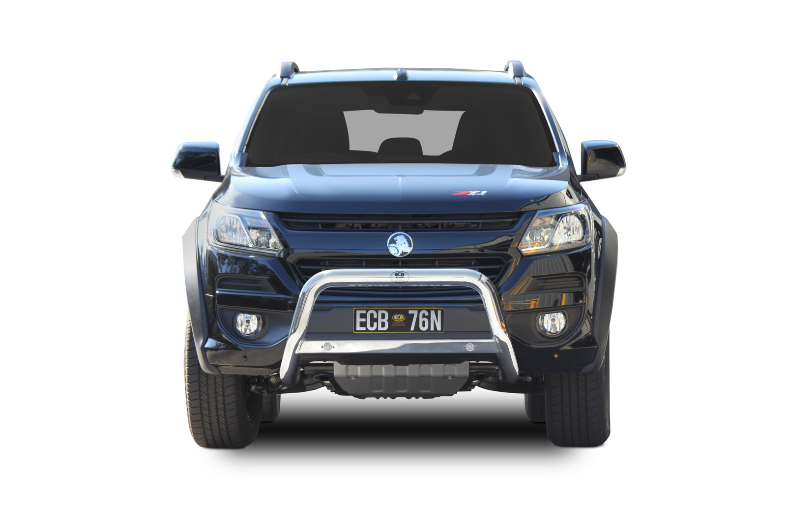 ECB Textura Black Nudge Bar to suit Holden Colorado Z71 4X4 Dual Cab 06 ...