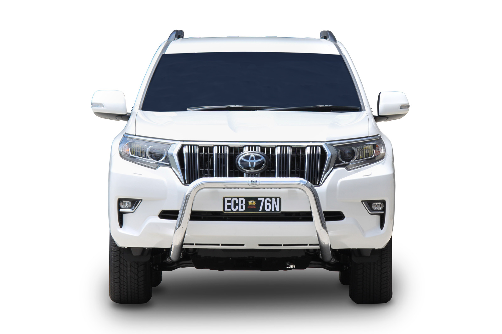 ECB Textura Black Nudge Bar to suit Toyota Prado GX 11/17 - Onwards ...