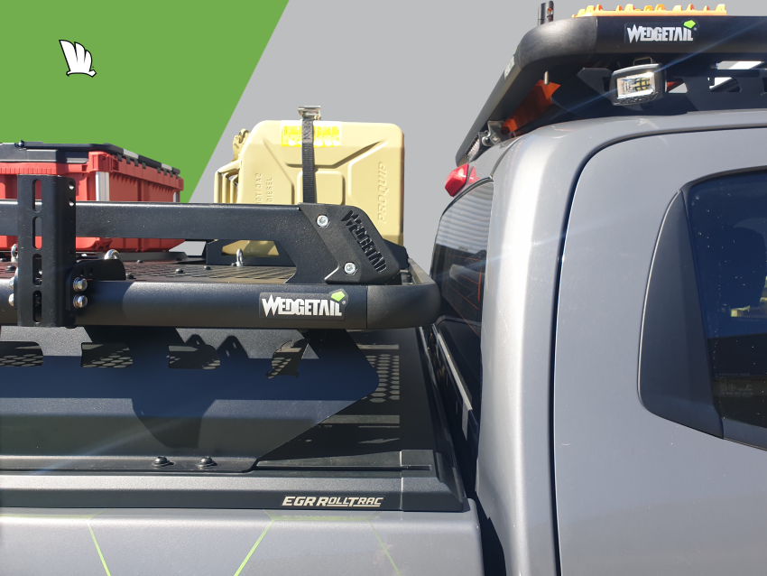 Wedgetail EGR roll top roof rack for Isuzu D-max RG Dual Cab 2012 ...
