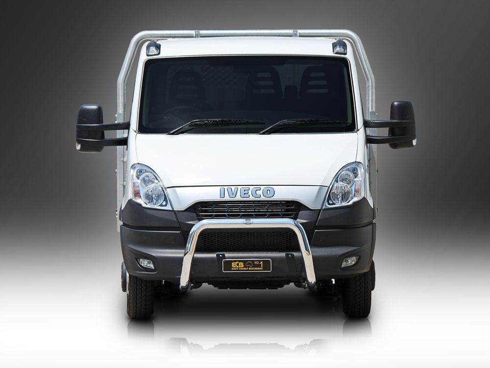 ECB Black Ripple Nudge Bar to suit Iveco Daily 45C 02/12 - 12/14 - East ...