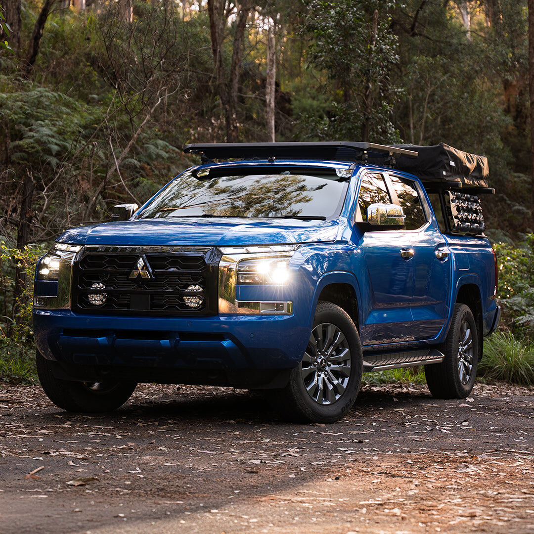 Bushranger Night Hawk Behind Grille Twin 7" Driving Light Kit for ...